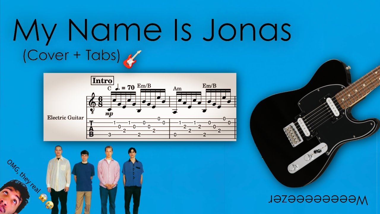 My Name Is Jonas (Weezer) | Cover + Tabs - YouTube