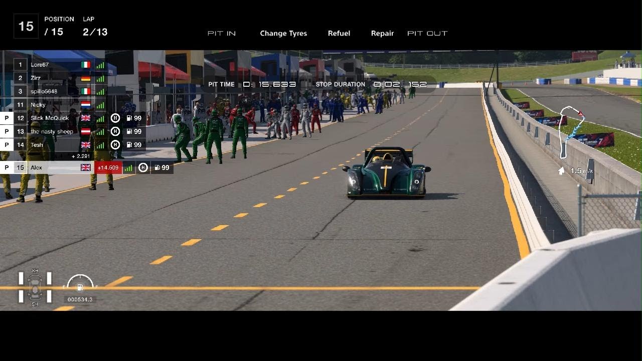 Last place racing thru the pack + Fastest lap - YouTube