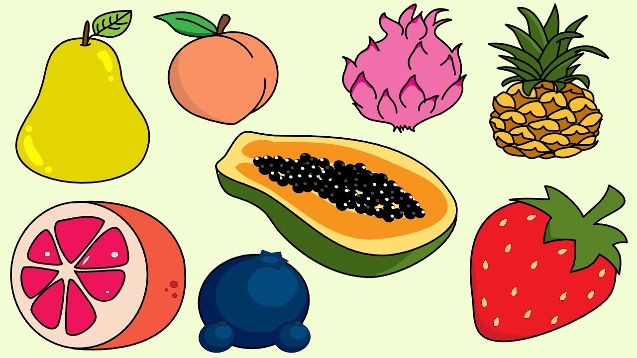 Fruit Song 4 | Sing and Learn Fruit Names For Children - YouTube