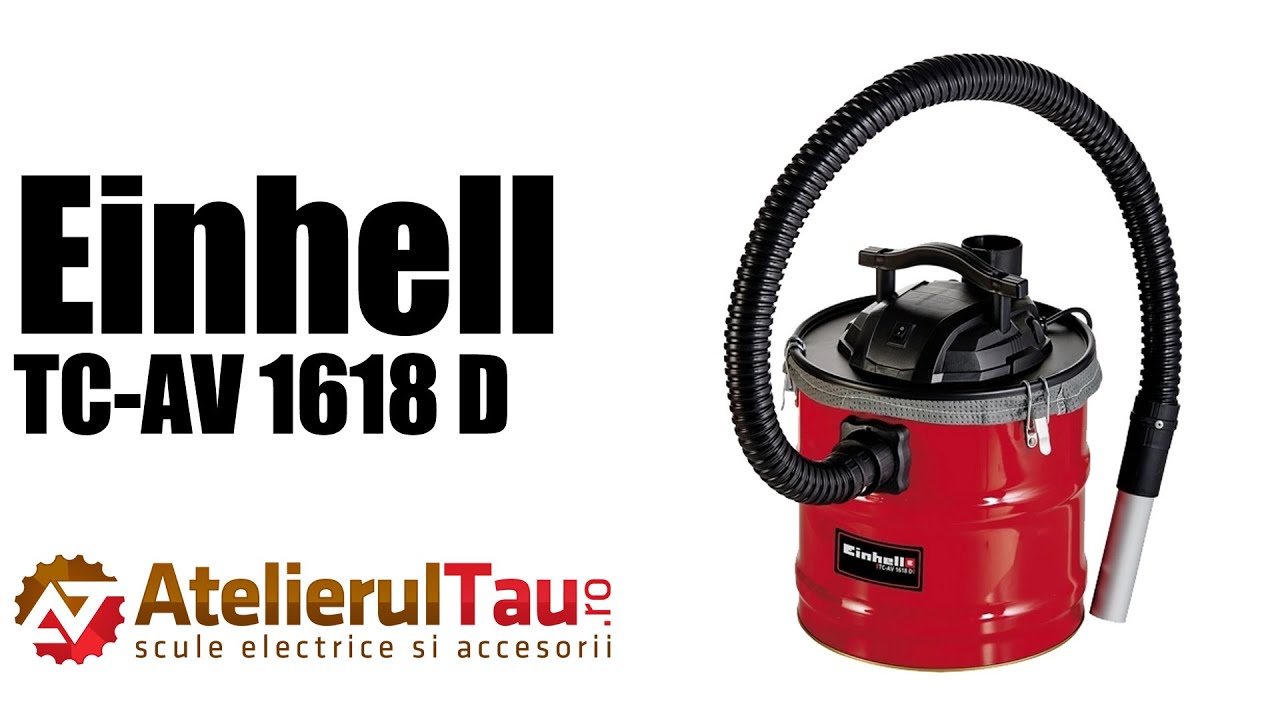 Einhell - TC-AV 1618 D - Aspirator pentru cenusa, 1200 W, 160 mbar ...