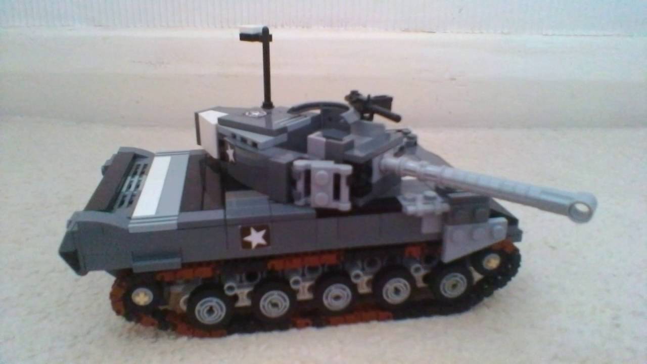 Lego WW2 American M18 hellcat tank destroyer review - YouTube