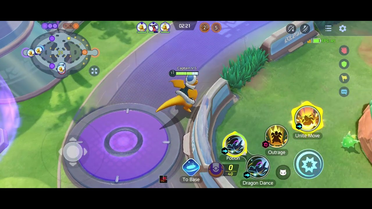 Pokemon Unite Quick Battle Of Full Burst Battle! Dragon Dustup ...