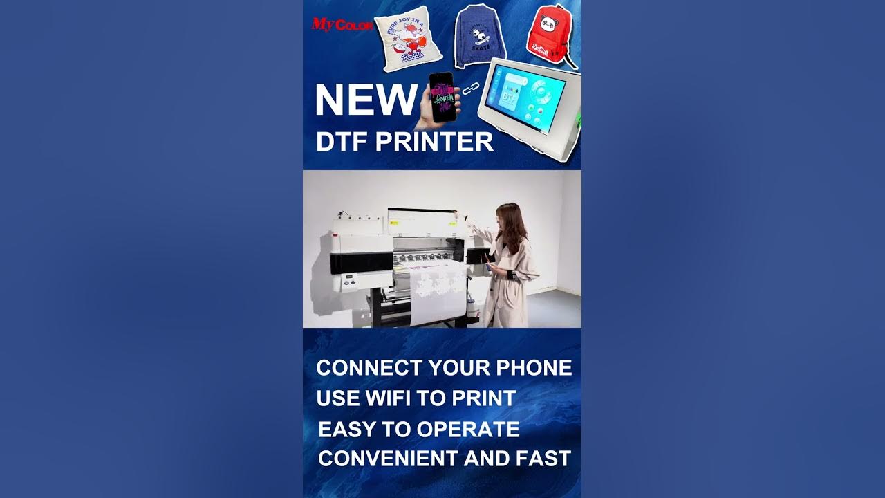 New DTF printer - YouTube