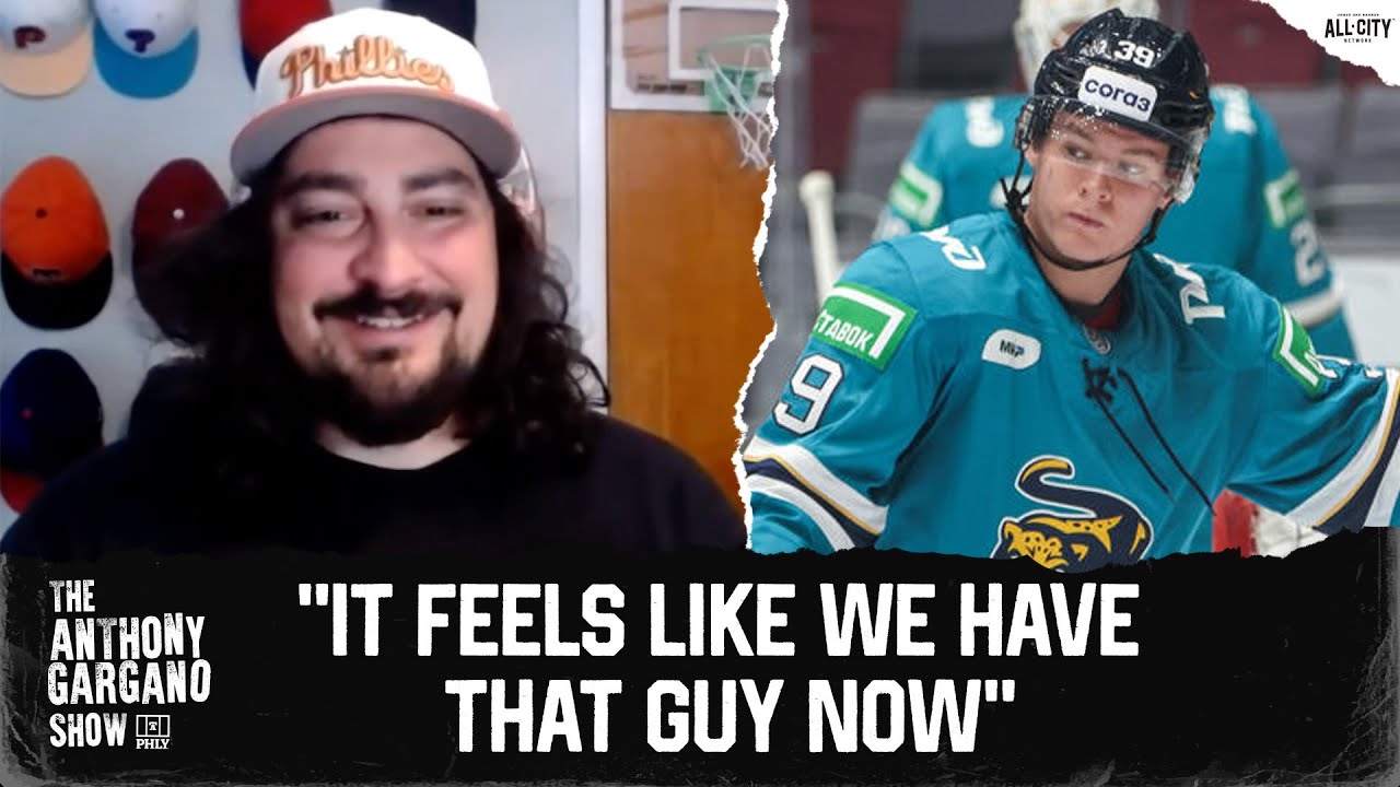 Bill Matz is beyond excited that Matvei Michkov is finally going to be ...