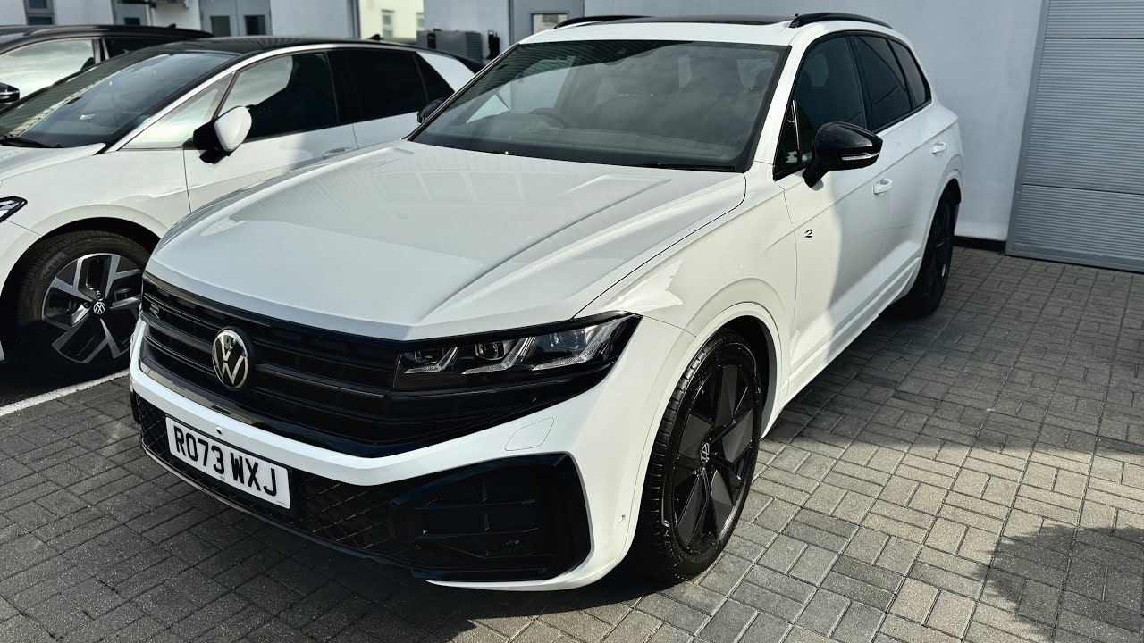 2024 Volkswagen Touareg White | Exterior Walkaround Review [4K] HDR ...