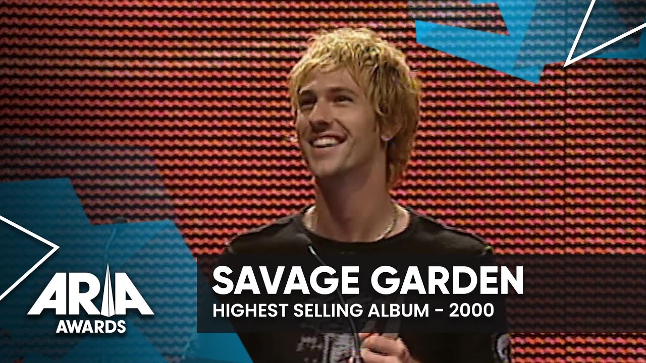 Savage Garden win Highest Selling Album | 2000 ARIA Awards - YouTube