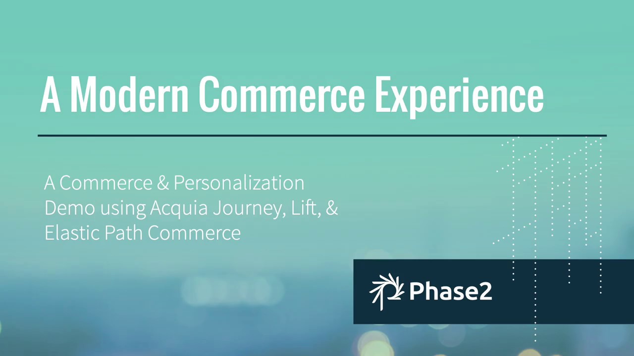 DEMO: A Modern Commerce Experience - YouTube