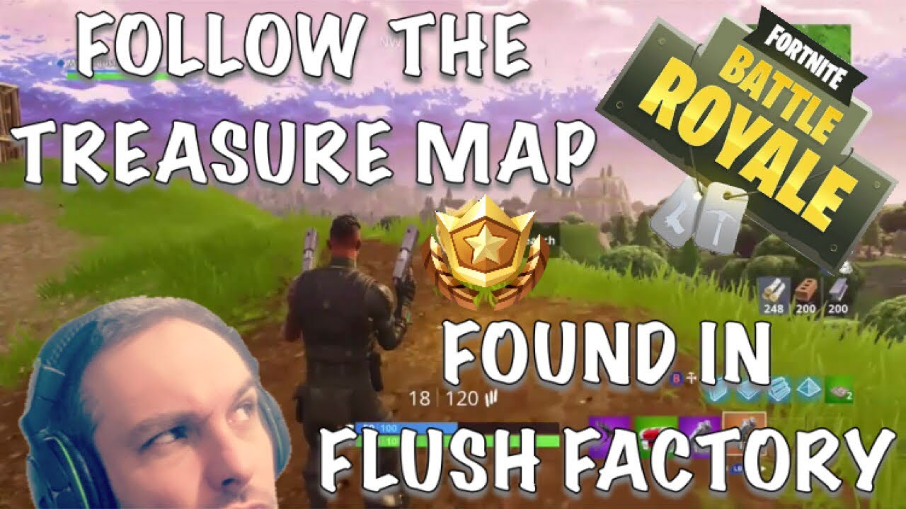 Fortnite: Follow The Treasure Map Found in Flush Factory. Flush Factory ...