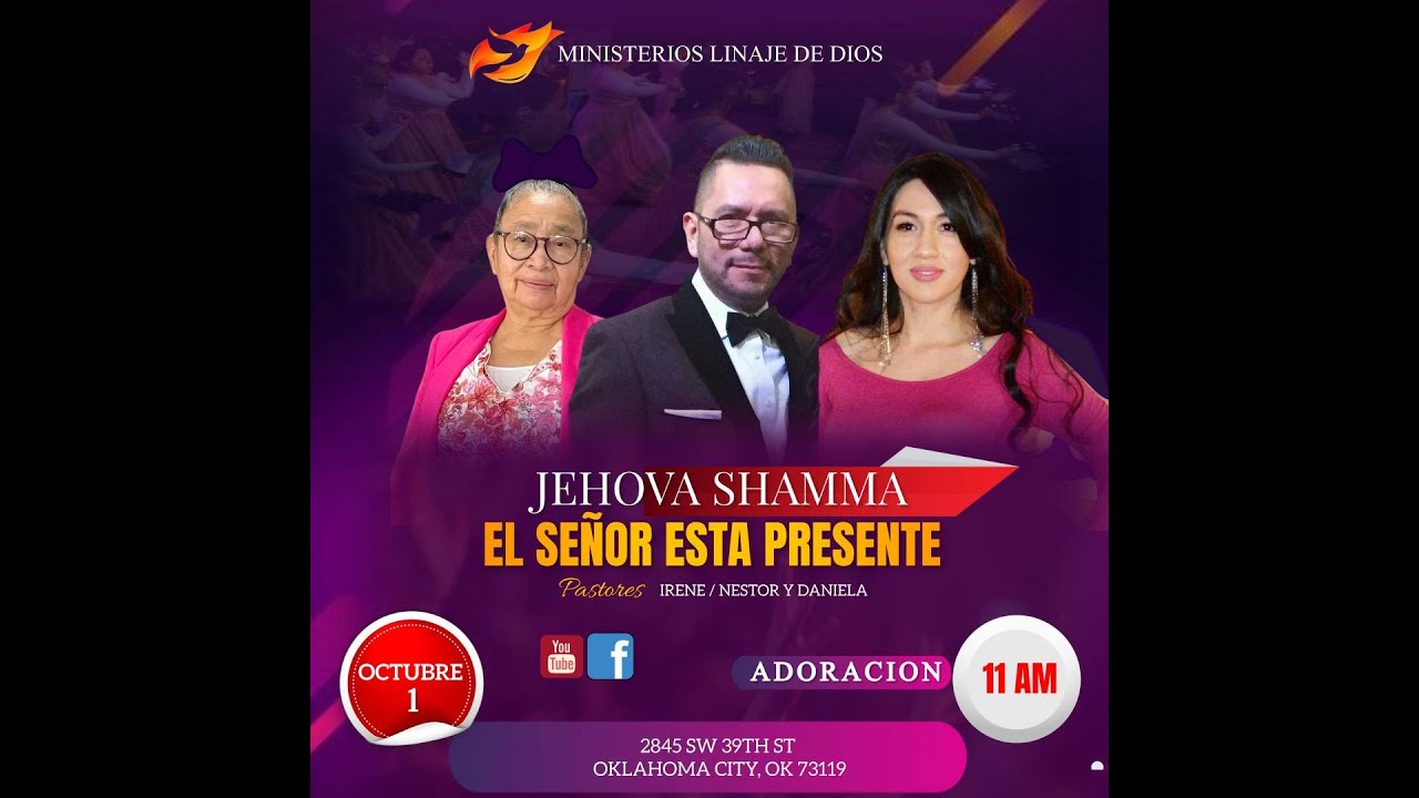 DOMINGO: JEHOVA SHAMMA /EL SENOR ESTA PRESENTE - YouTube