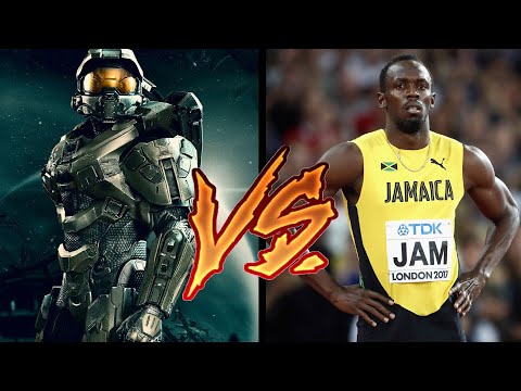 How Strong Is Master Chief VS. Real Athletes? - YouTube
