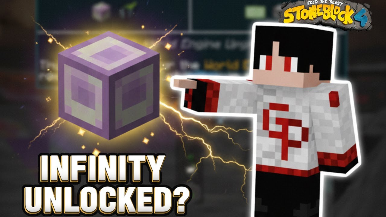 🔴 Minecraft FTB StoneBlock 4 | Infinity Ingot: Endgame Crafting ...