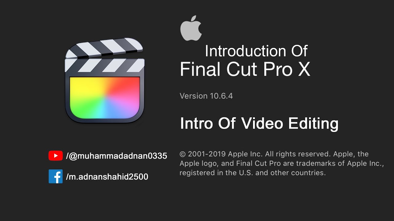 Apple Final Cut Pro X | Introduction Video - YouTube