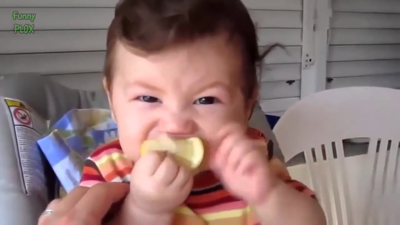 Babies Eating Lemons for the First Time Compilation - YouTube