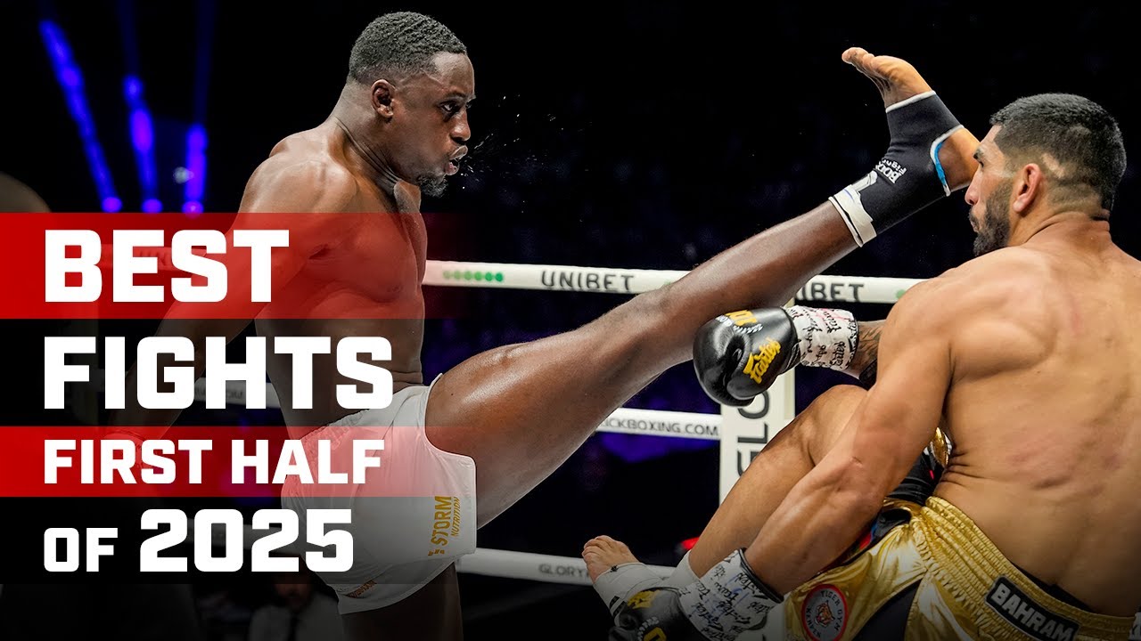 The TOP FIVE FIGHTS from the first half of 2025 in GLORY Kickboxing ...