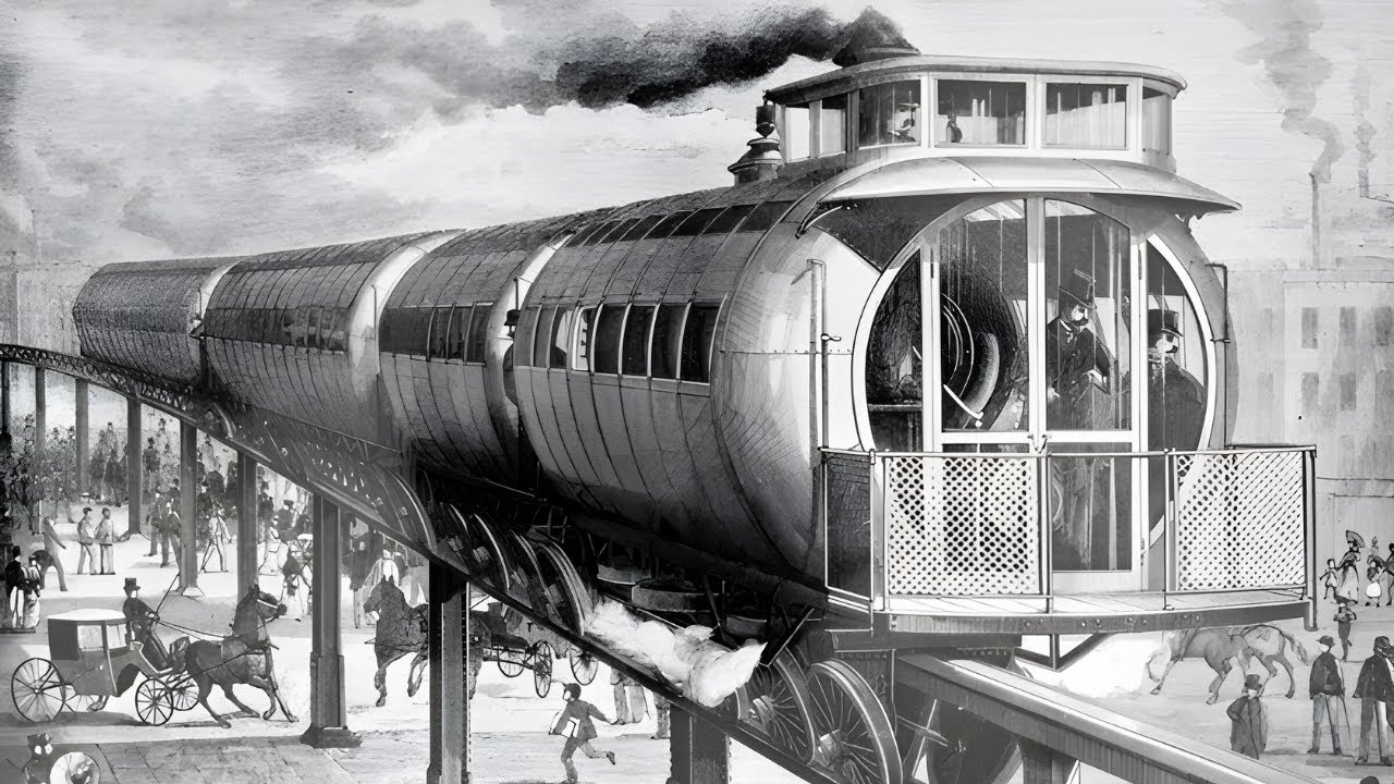The Retro Futuristic Steampunk Transport Ideas Of The Past - YouTube