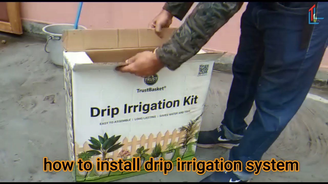 drip irrigation system how to install. esy way ..how to drop automatic ...