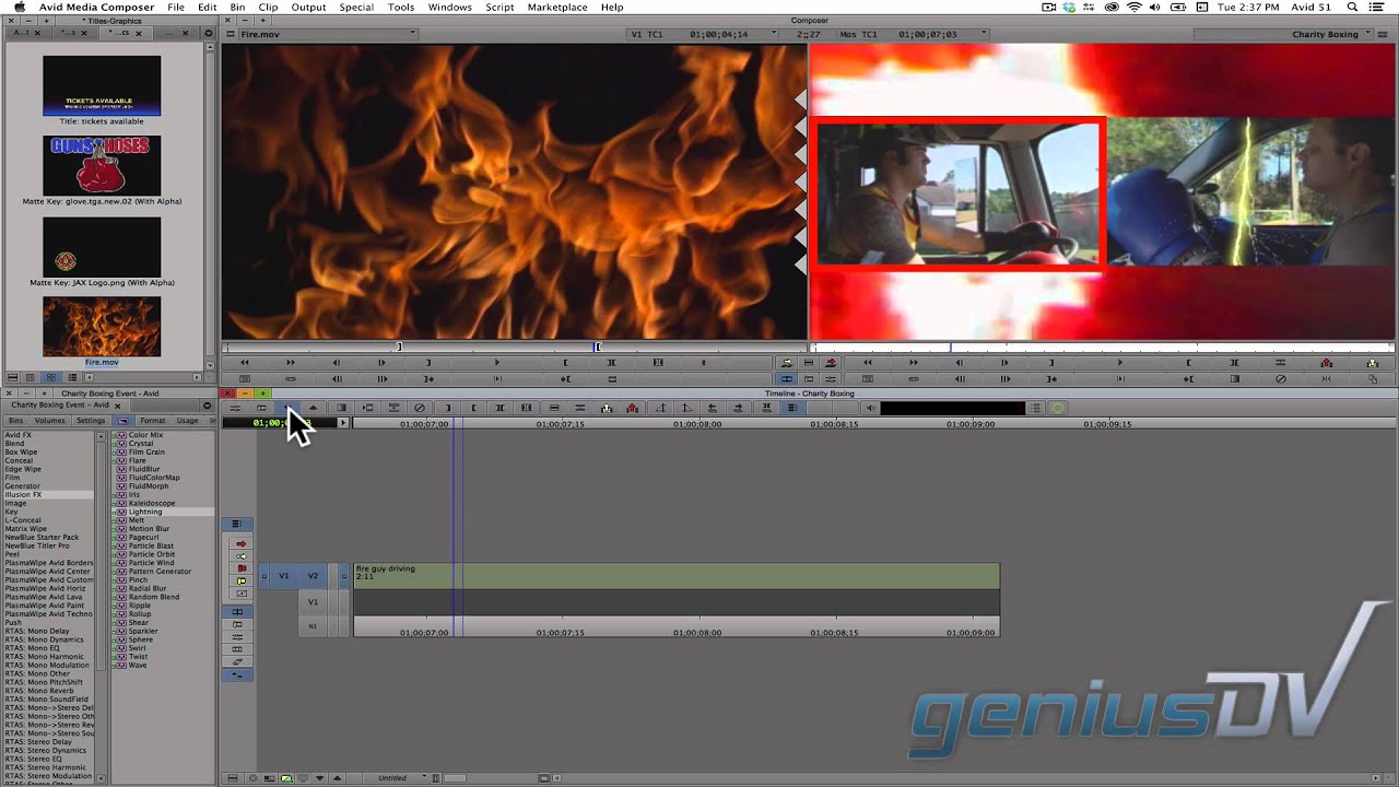 Avid Media Composer Nesting Effects - YouTube