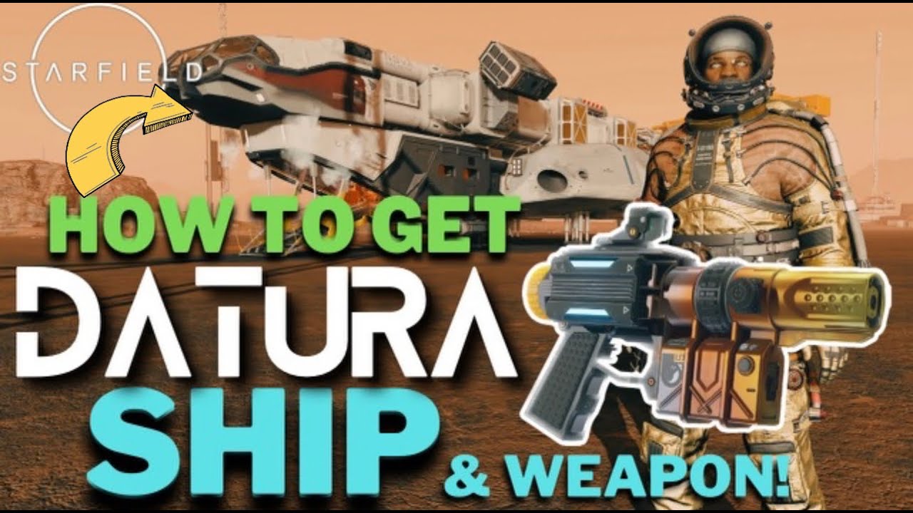 DON'T MISS THIS SECRET SHIP & WEAPON!! The DATURA & EMBER PISTOL | STARFIELD - YouTube