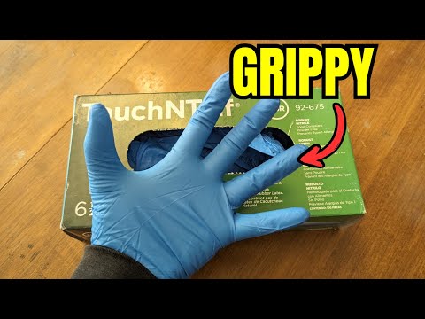 Ansell Touch n Tuff Disposable Gloves - Quick Review (Great For Auto!)