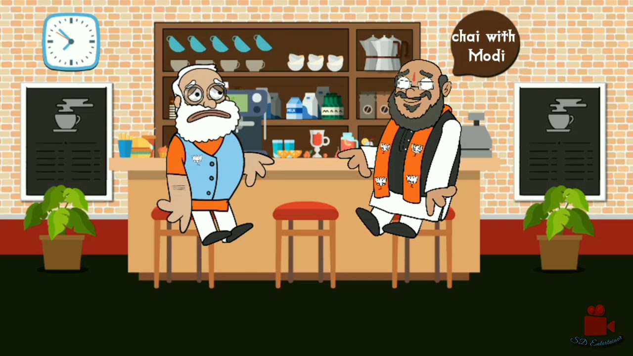 Chai with Modi (funny animation) - YouTube