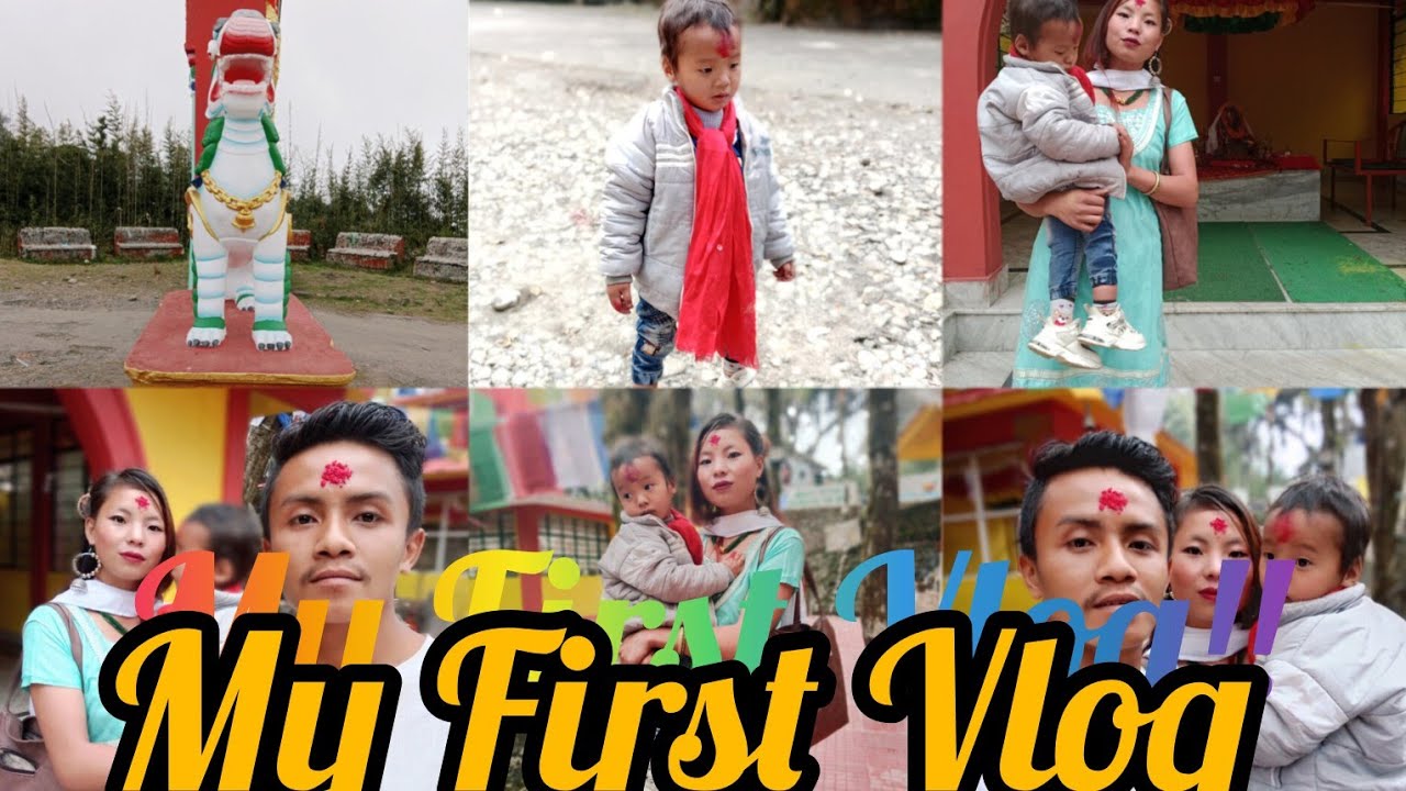 MY FIRST VLOG WITH MY FAMILY IN SENCHAL DHAM MANDIR (MY FIRST VLOG ...