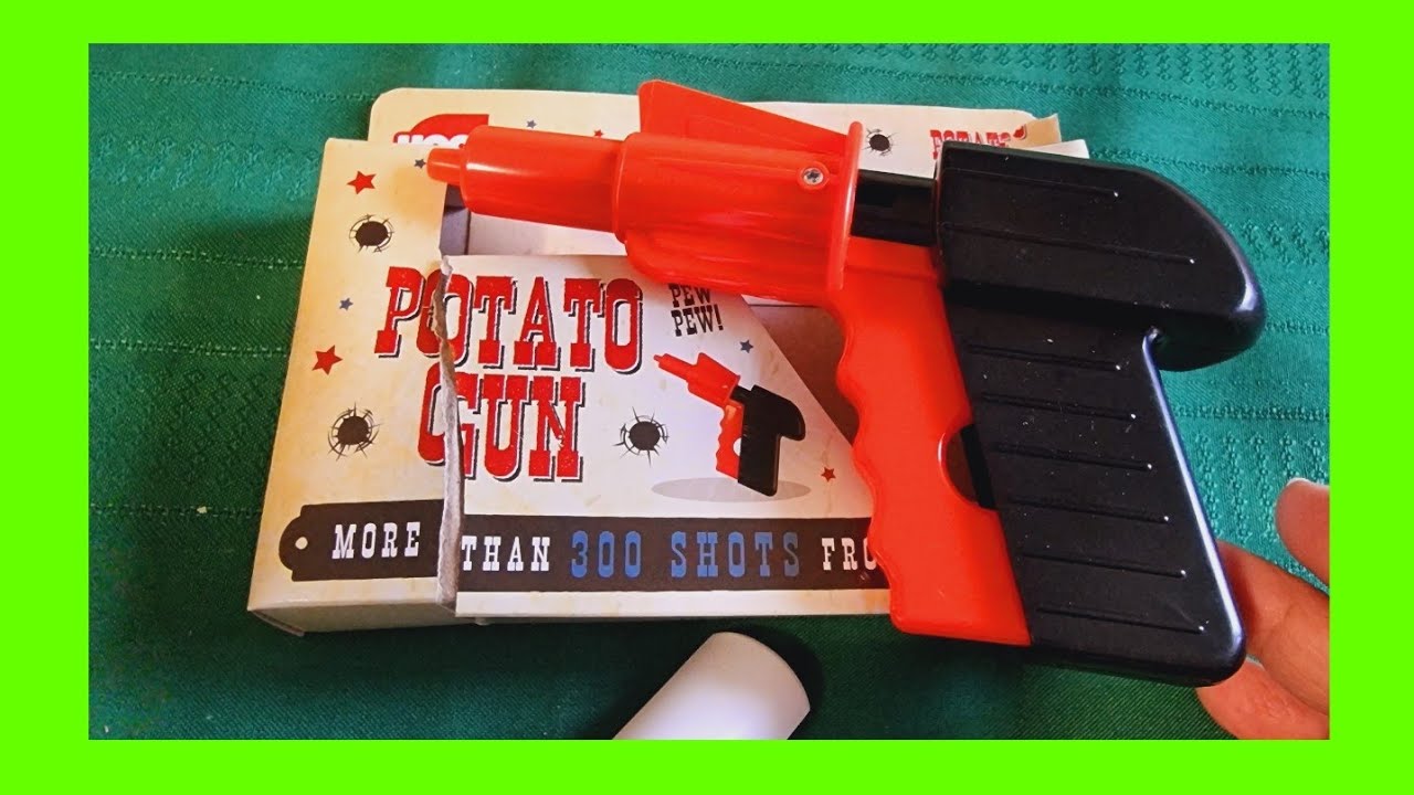 1 MINUTE UNBOXING POTATO GUN TOY #enjoy #entertainment #youtubershort # ...