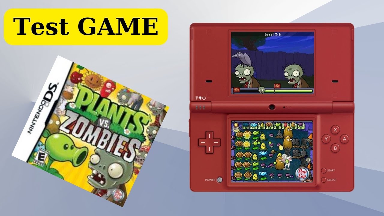 [ Test GAME ] Plants vs. Zombies Trên Nintendo DSI - YouTube