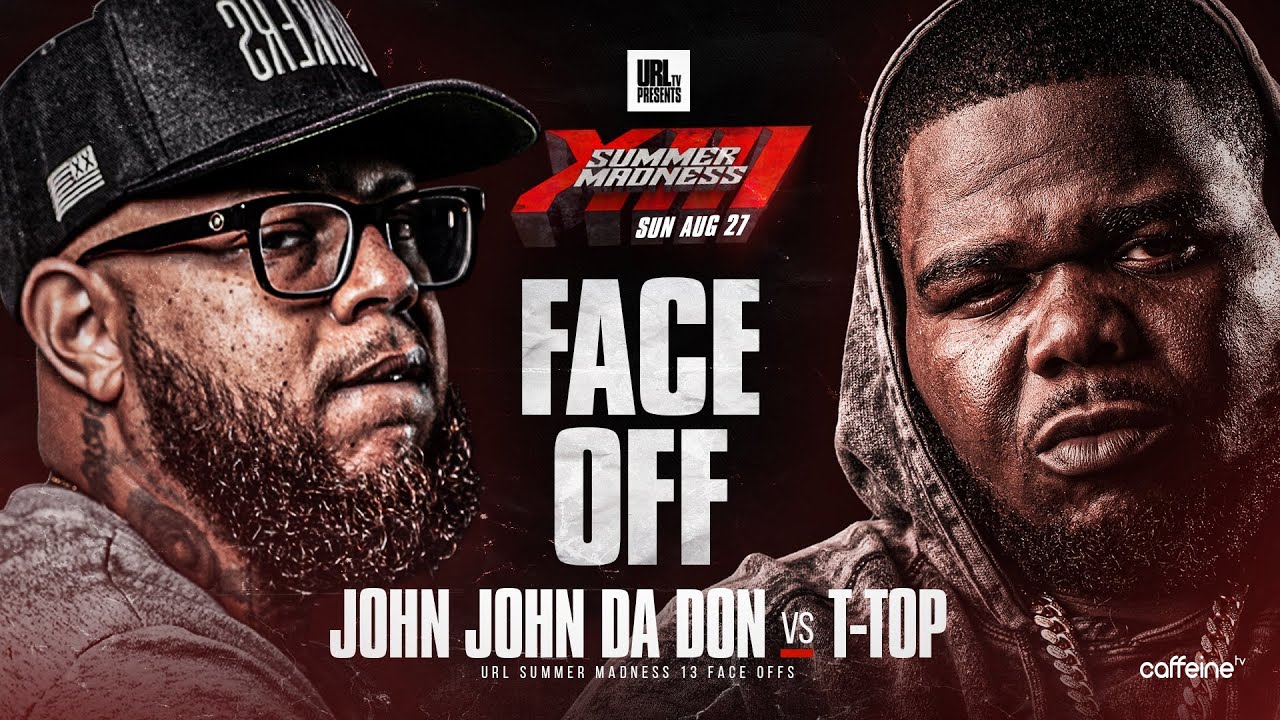 JOHN JOHN DA DON VS T-TOP FACE OFF| URLTV (BATTLE 8/27) - YouTube