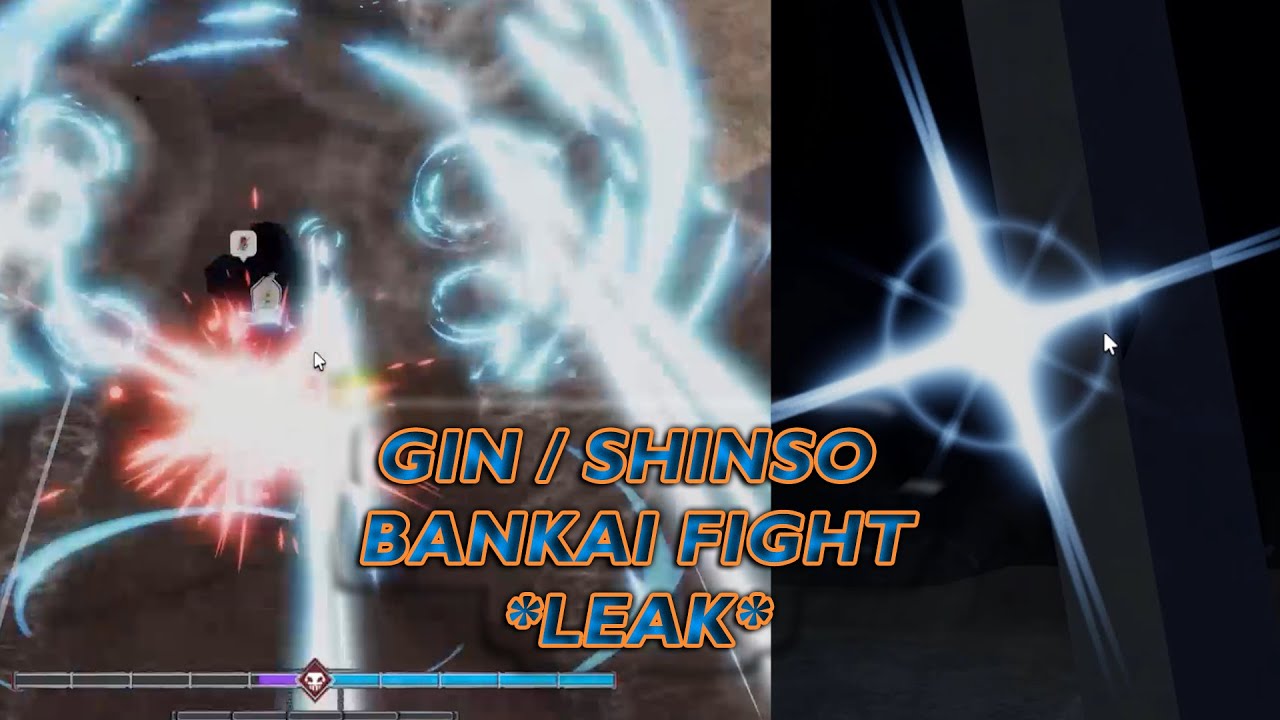GIN / SHINSO BANKAI FIGHT LEAK | Type Soul - YouTube