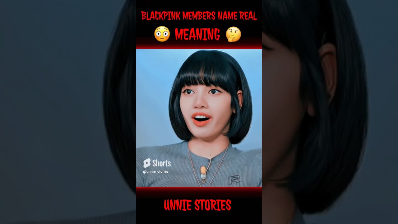 Lisa real name meaning 😳 lisa secret name 😨 #lisa #blackpink #jennie # ...