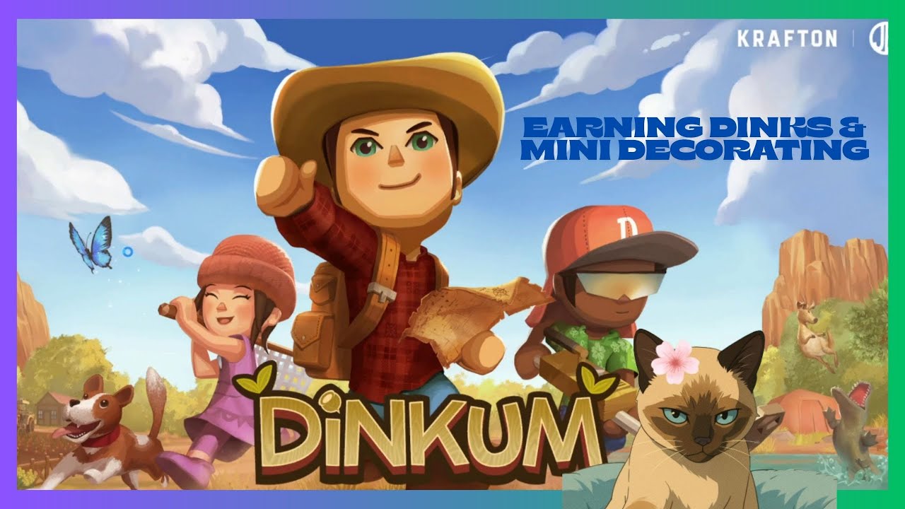 Earning Dinks & mini Decorating in Dinkum EP25 - YouTube