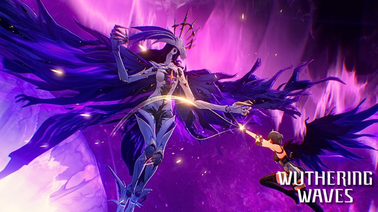 Rover and Jiyan Fights the Overthrax Cutscene | Wuthering Waves - YouTube