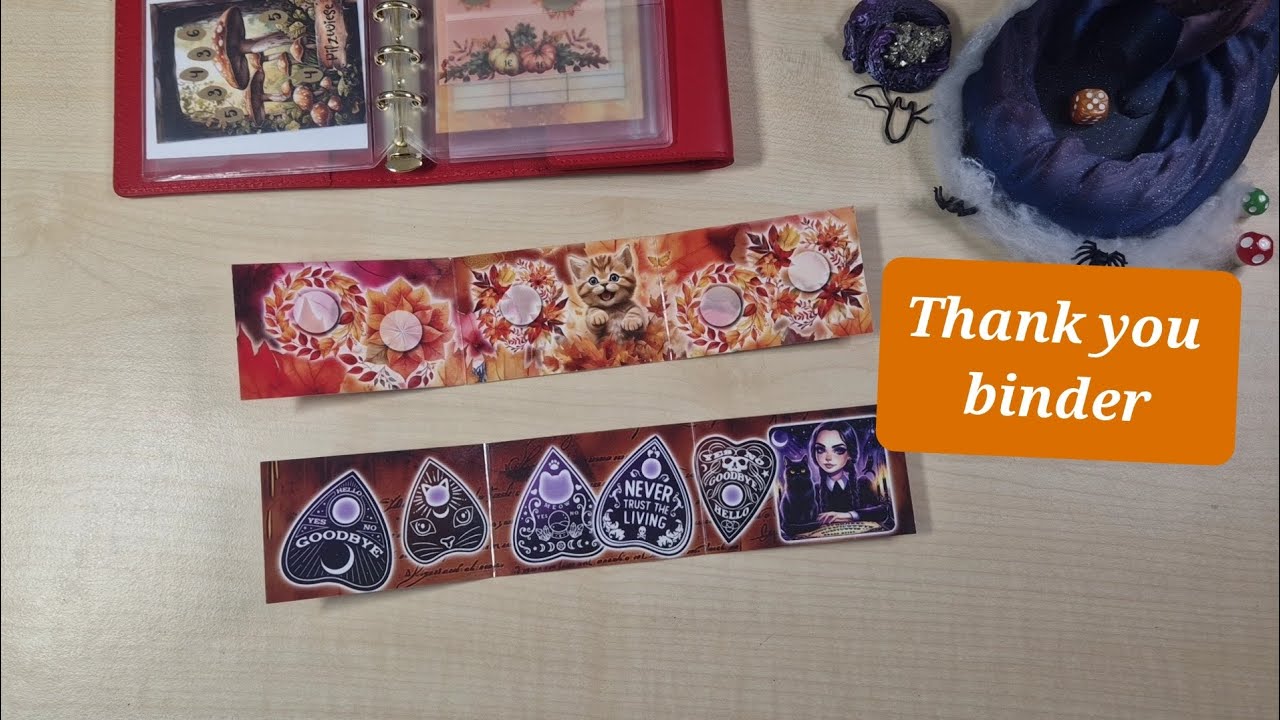 💜 Spielerunde im Thank you binder September 💜 - YouTube