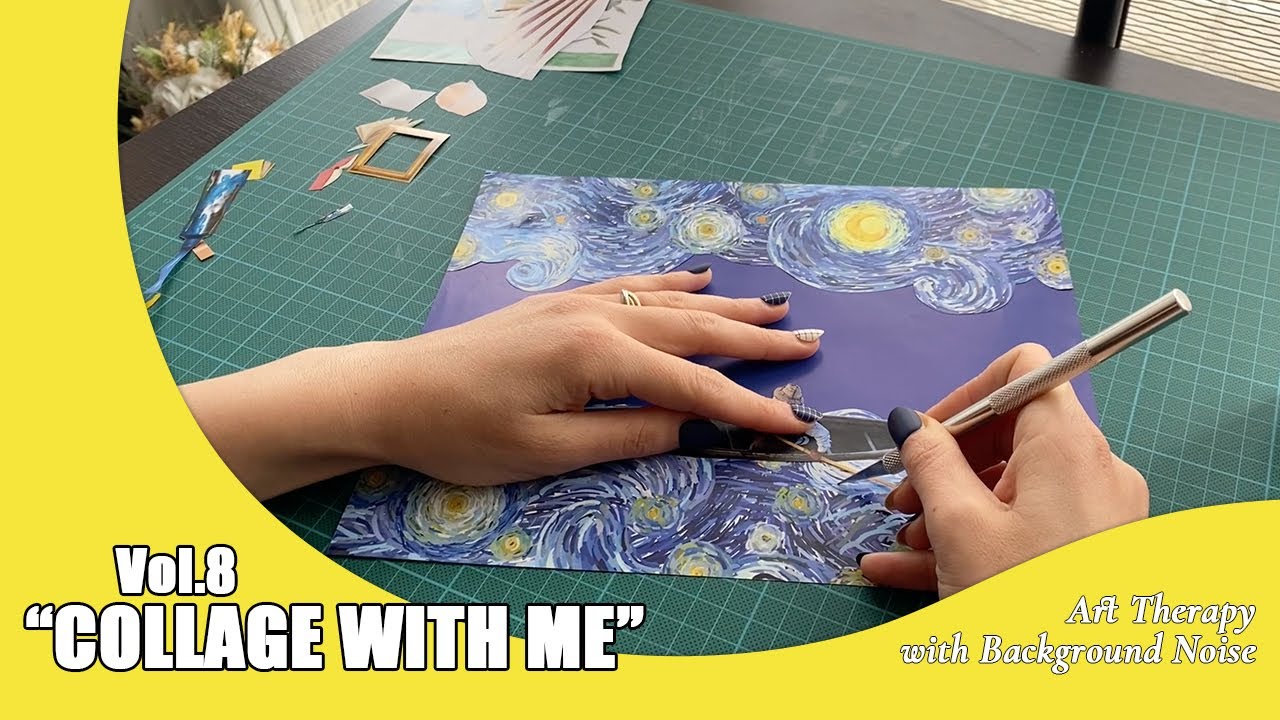 'Express Yourself' Easy Paper Collage Art Making | Collage with me vol ...