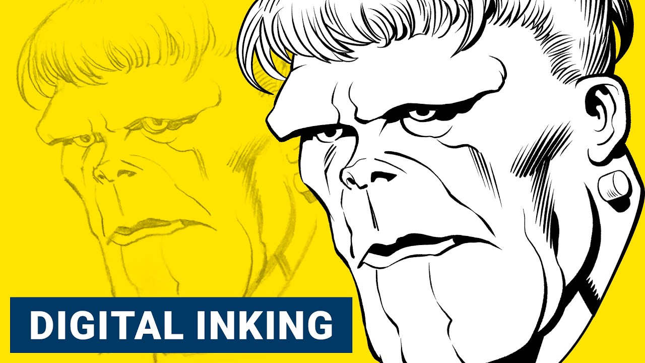 Digital Inking Process: How I Digitally Ink Pencils / Jack Kirby ...