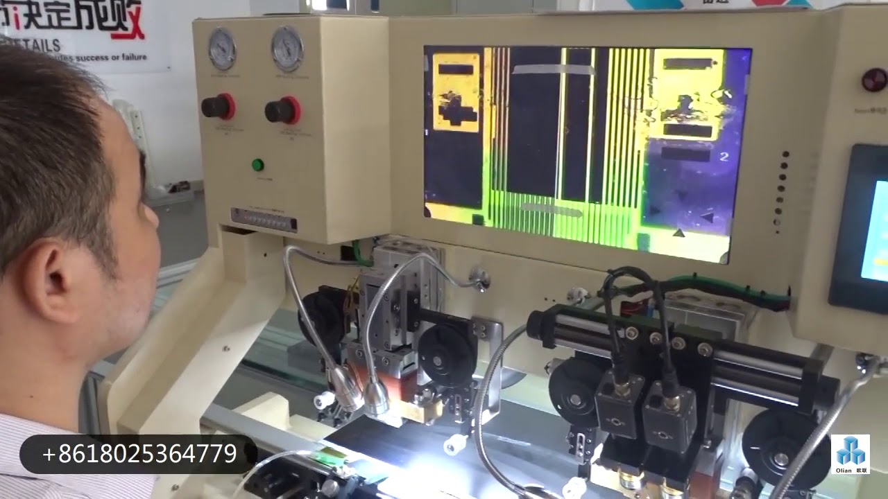 ACF/COF/TAB bonding machine for LCD/LED/OLED TV panel repair - YouTube