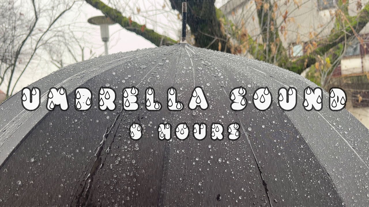 Umbrella Rain Sounds for Ultimate Relaxation and Stress Relief. Study ...