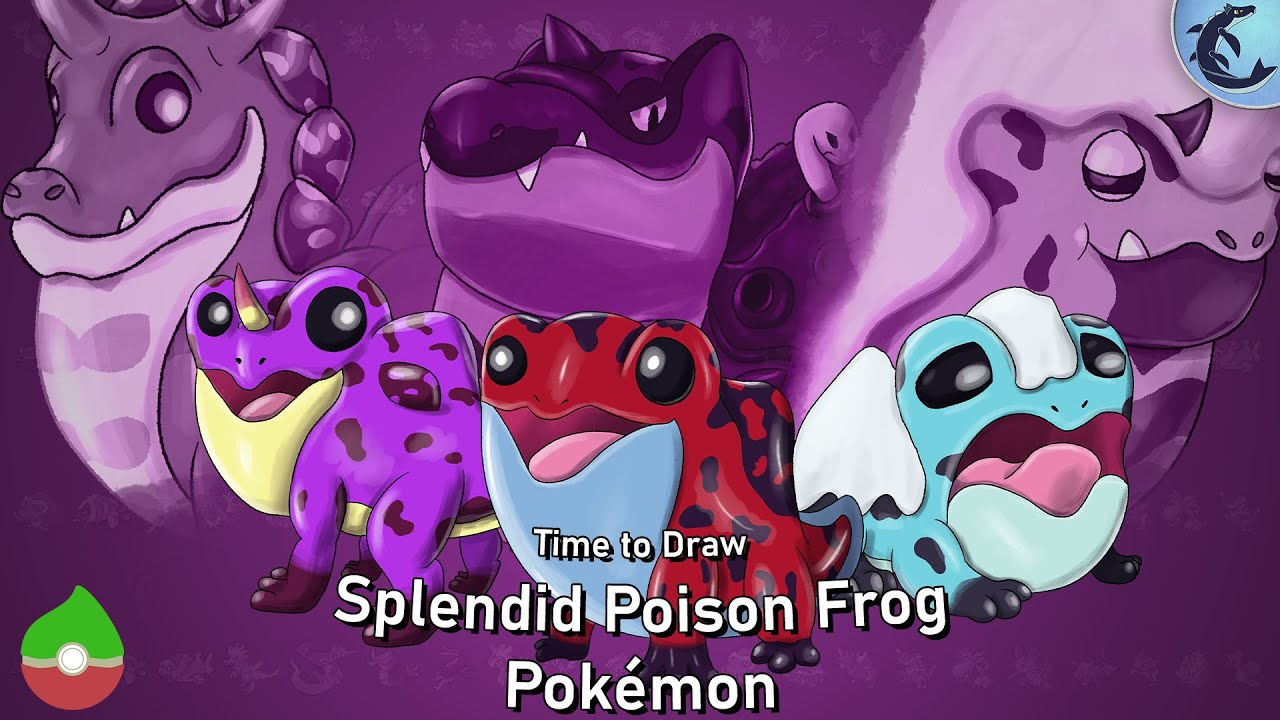Time to Draw: Splendid Poison Frog Pokémon (Bloiama, Phroax, Squostfo ...