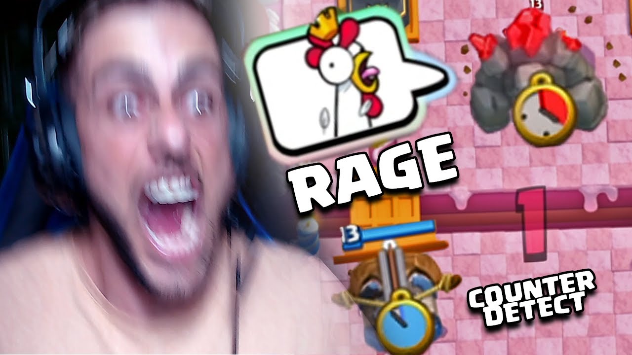 RAGE!!! SE VC FIZER ISSO VAI VIR COUNTER! CLASH ROYALE - YouTube
