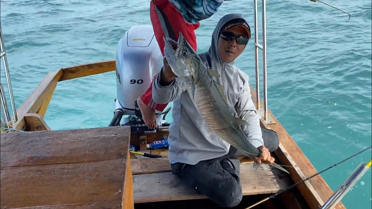 MANCING TENGGIRI DAN IKAN TALANG-TALANG DI PETONG LUAR BATAM - YouTube