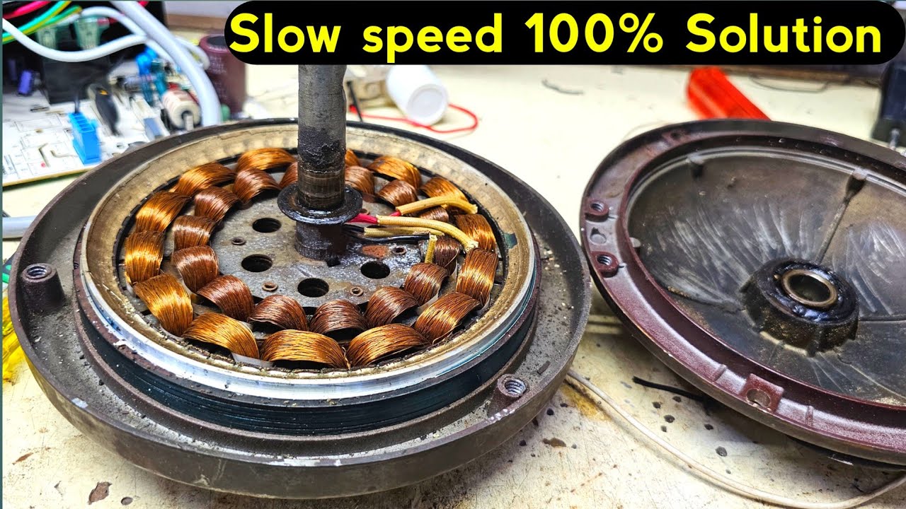 Ceiling fan slow speed problem Solution real working | Coil Over ...