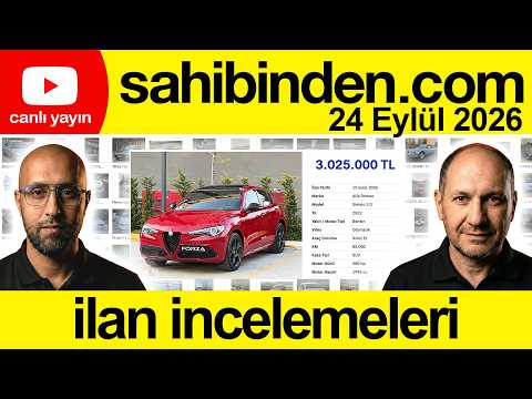 2CR Canlı - 24 Eylül 2026 - İkinci El İlan İncelemeleri #sahibinden