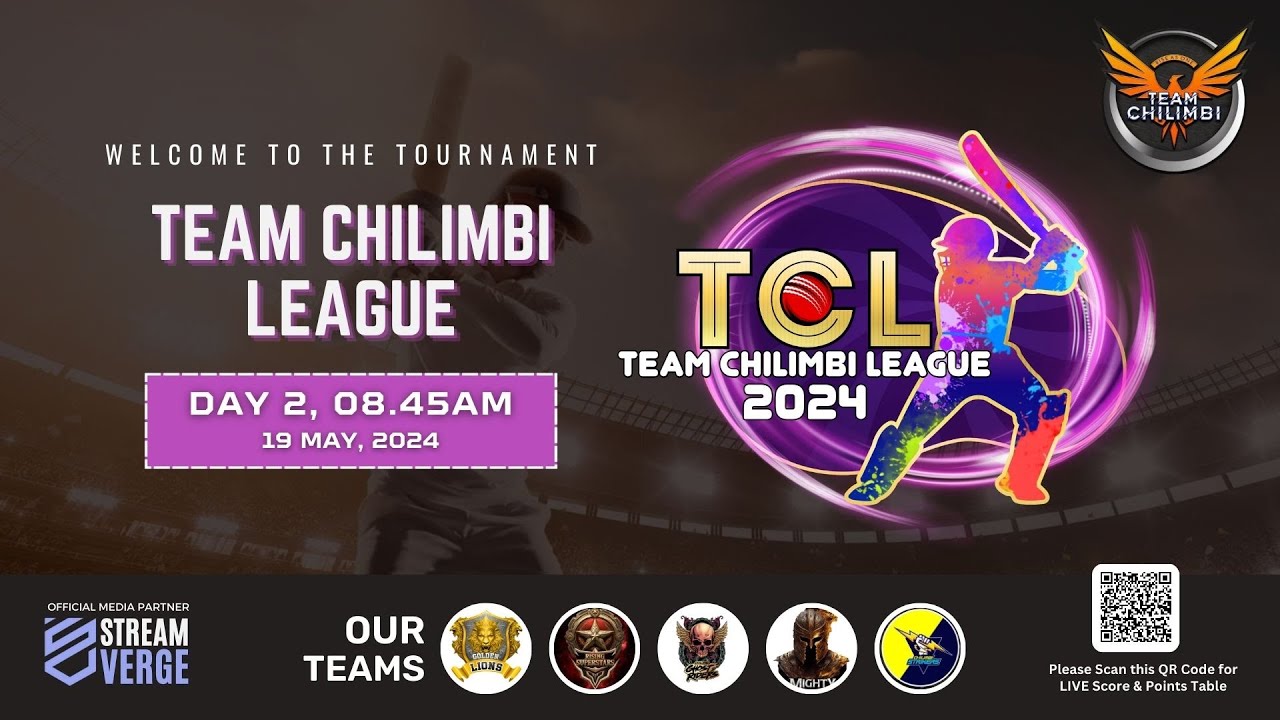 Team Chilimbi League 2024 | DAY 2 | 19.05.2024 | 08.45AM - Chilimbi ...