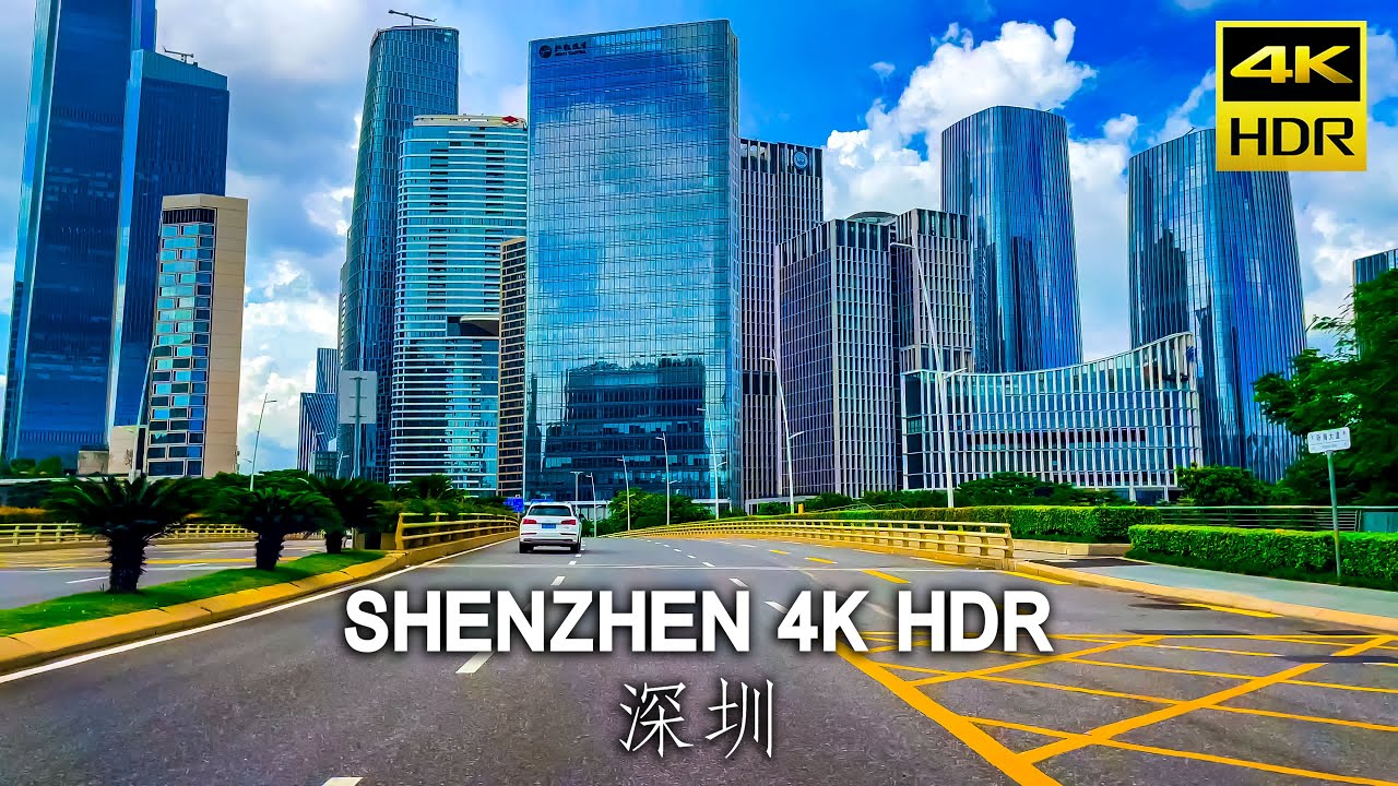 Driving in Shenzhen, China, one of the fastest growing regions in the ...