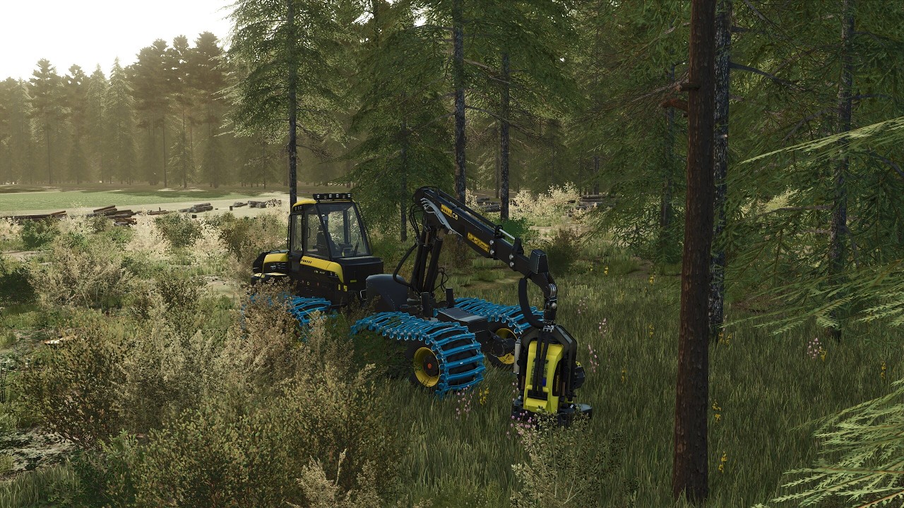 Trees keep falling fast | EP. 3 | Fs25 Timelapse | Zielonka forestry ...