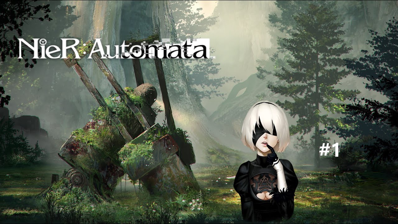 NieR: Automata - First Boss Fight - YouTube