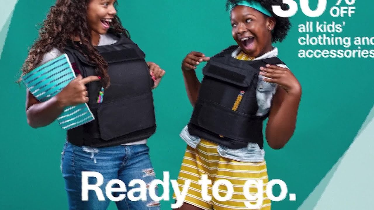 Satirical ads depict back-to-school fashion ads with bulletproof vests ...
