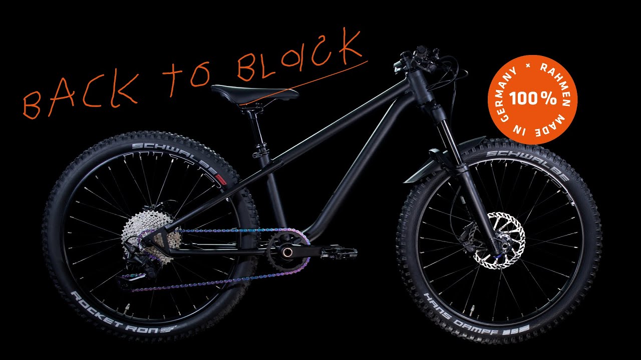 NIZE ONE 24 next level mountain bike - Back to Black - YouTube
