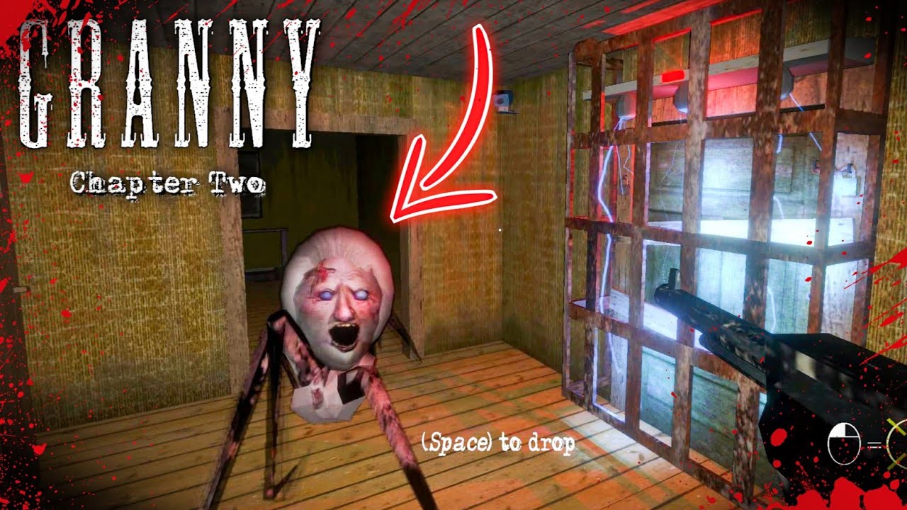 Angeline Spider In Granny Chapter Two | Unofficial Mod - YouTube