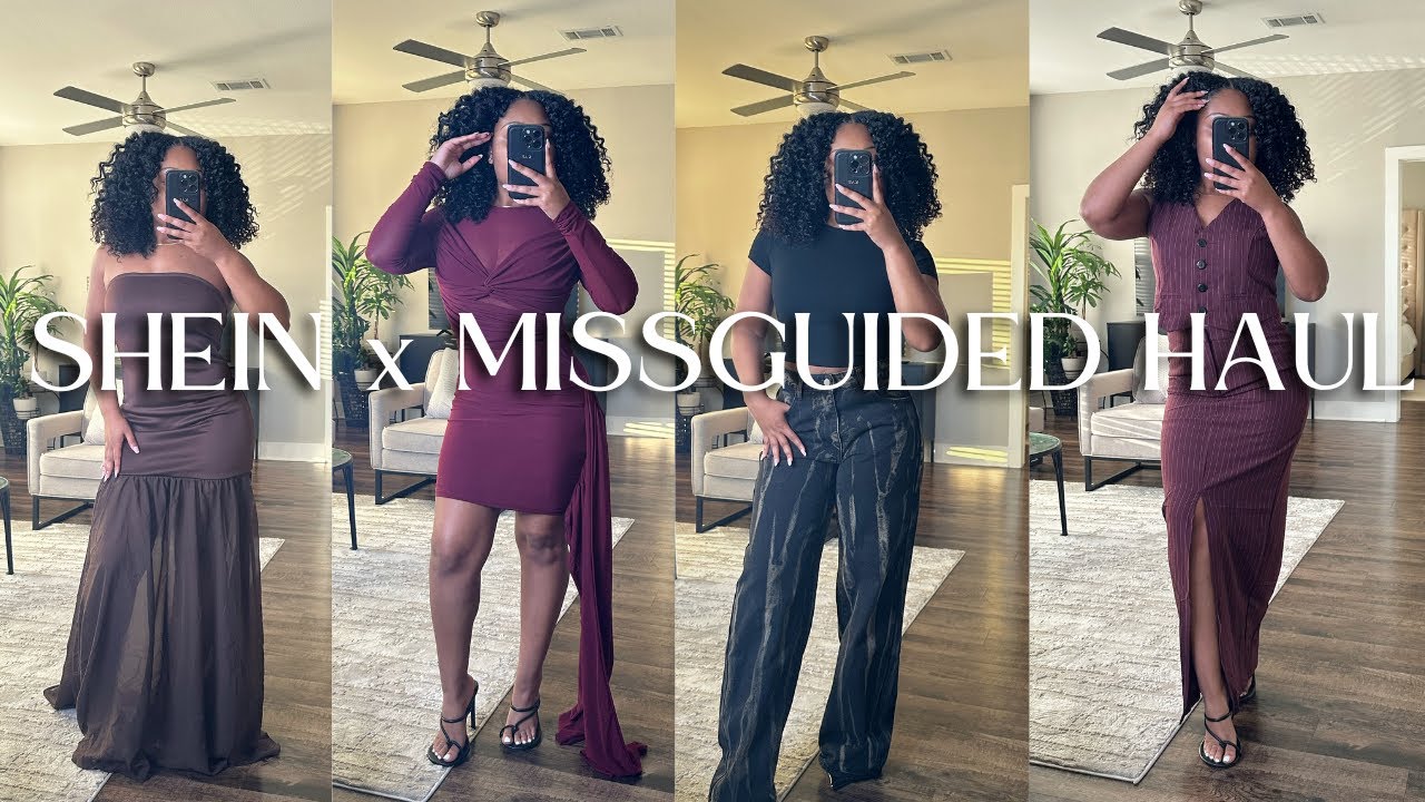 SHEIN x Missguided Try On Haul | Trendy Fashion Picks - YouTube